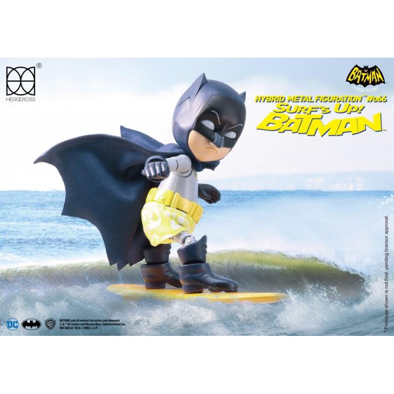 Surf Up! Batman (1966) (Hybrid Metal Figuration) #HMF066 By Herocross ...