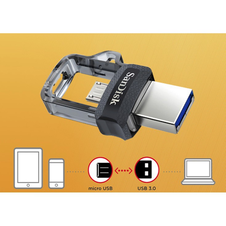 Good 64GB Dual Drive OTG USB Flash Drive USB m3.0 CLEAR 32GB 64GB 16GB ...