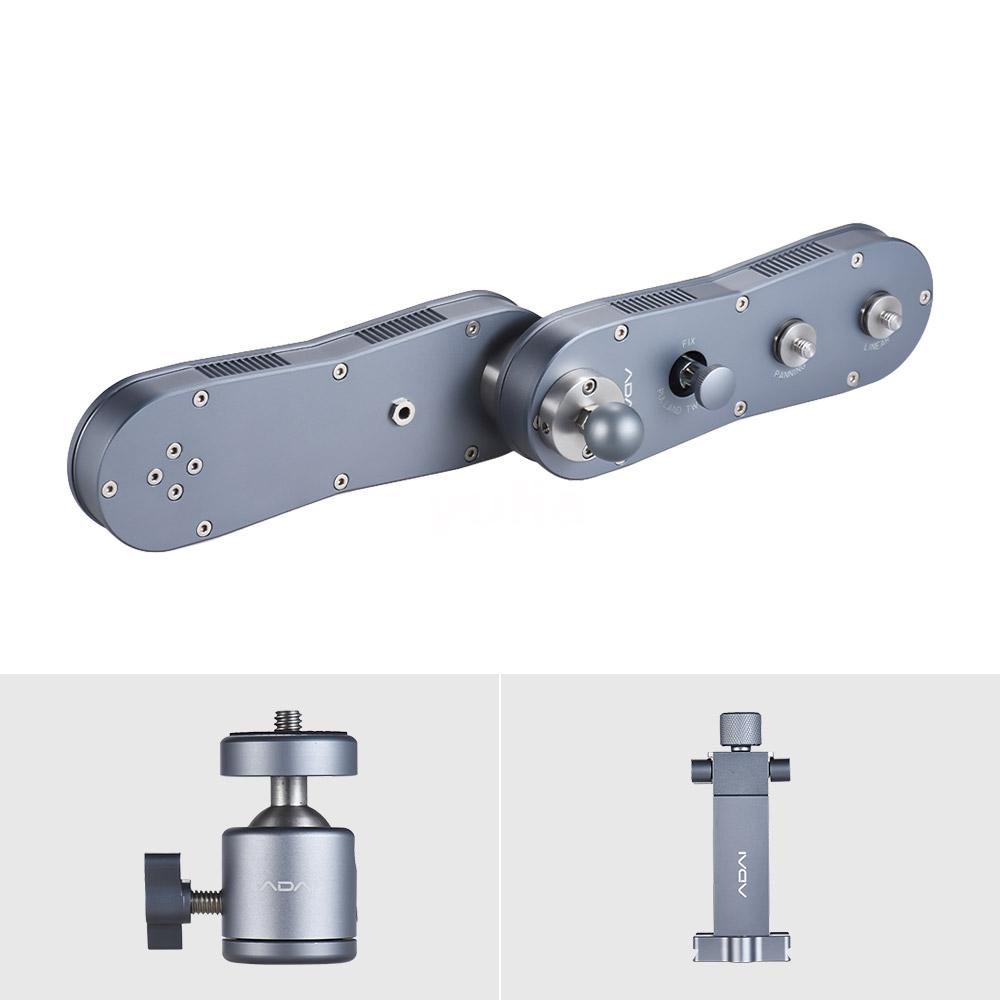 Portable Camera Video Slider with Panning and Linear Motion Extends Up ...