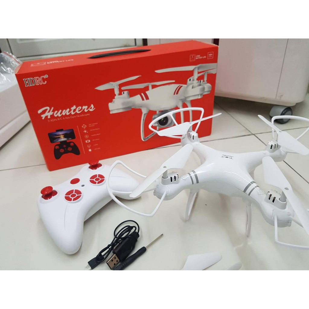 HDRC HUNTERS H15 โดรน 4ใบพัดกันน้ำ ความถี่2.4GHz 4CH 6-Axis Droneพร้อม ...