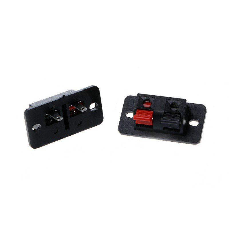 codYIN 10 Pcs 2 Positions Push in Jack Spring Load Audio Speaker ...
