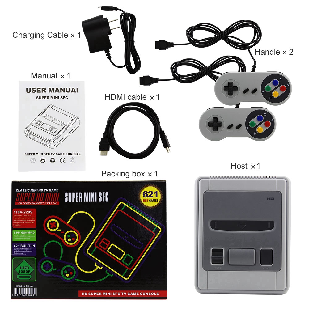 D63 Classic Mini HDMI TV Game Console Double Handle Retro Mini Classic ...