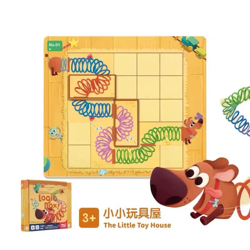 [Shop Malaysia] [ Toy Q ] TOI Logic Box Logic Game logic thinking ...