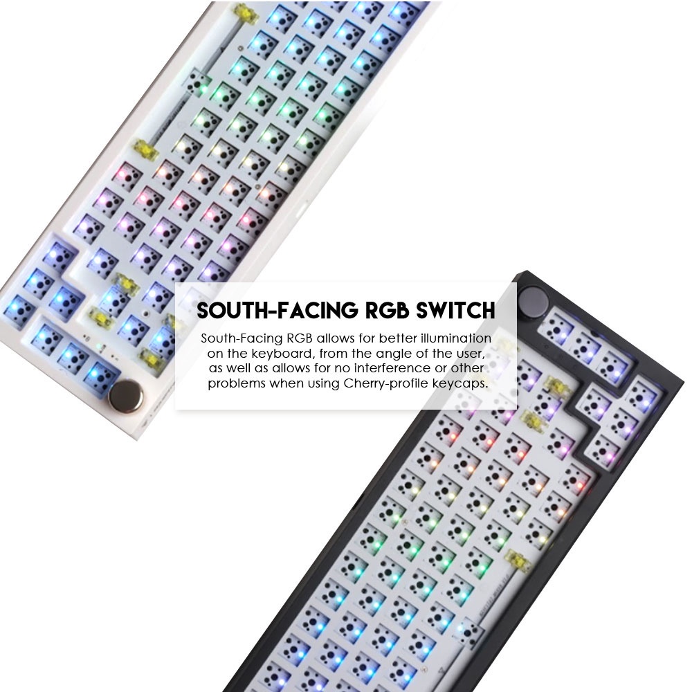FANTECH MK858 TKL 67 KEY KEYBOARD MECHANICAL คีย์บอร์ดปรับแต่งได้ แป้นพิมพ์ถอดเปลี่ยนสวิทช์ได้ ...