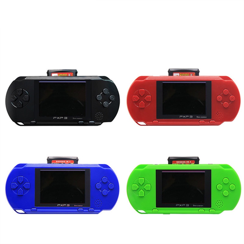 3 Inch 16 Bit PXP3 Slim Station Video Games Player Handheld Game 2pcs ...