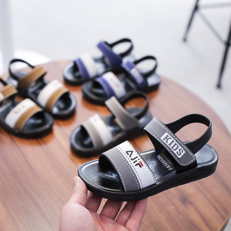 New Korean children's sandals non-slip wear-resistant student beach ...