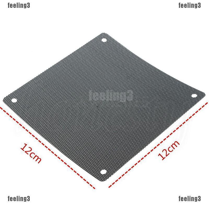 5PCS 120mm Cuttable Black PVC PC Fan Dust Filter Dustproof Case ...