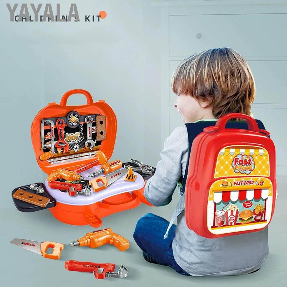 Yayala Play House Backpack Puzzle Innovative High Simulation 3 in 1 ...