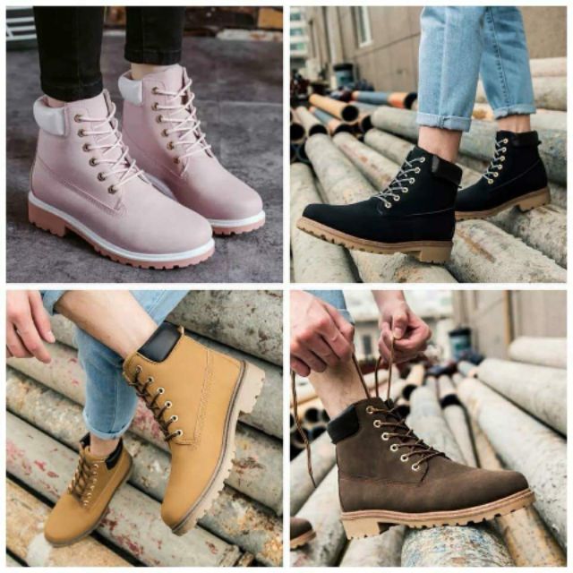 สต็อกใกล้หมด พร้อมส่ง แล้ว ส่งด่วนUnisex booth shoe รองเท้ารุ่น Martin ...