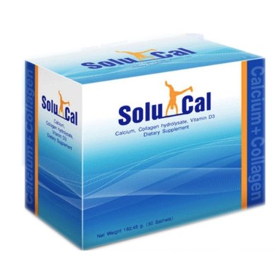 ☃ ┋Solucal แบบ 30 ซอง โซลูแคลแบบซอง อาหารเสริม คอลลาเจน แคลเซียมและ ...