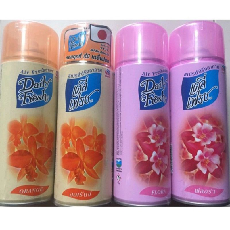 เดลี่เฟรชสเปรย์Dailyfresh กลิ่นฟลอร่าและกลิ่นออเร้นจ์300มล.สเปรย์ปรับ ...