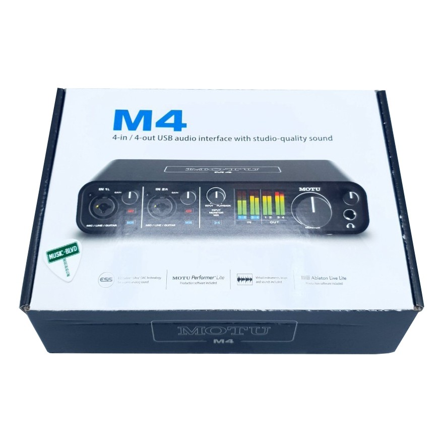 MOTU M4 4x4 USB-C Audio Interface - m.passarit - ThaiPick