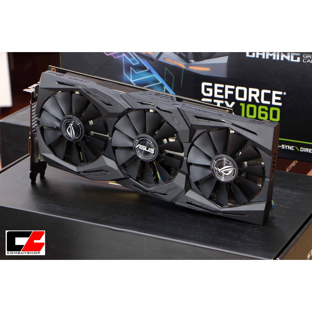 VGA ASUS nVIDIA ROG STRIX GEFORCE GTX1060 6GB GDDR5 ครบกล่อง - supaknw ...