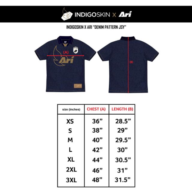 Indigoskin x Ari ไซส์ M - kittithatt - ThaiPick