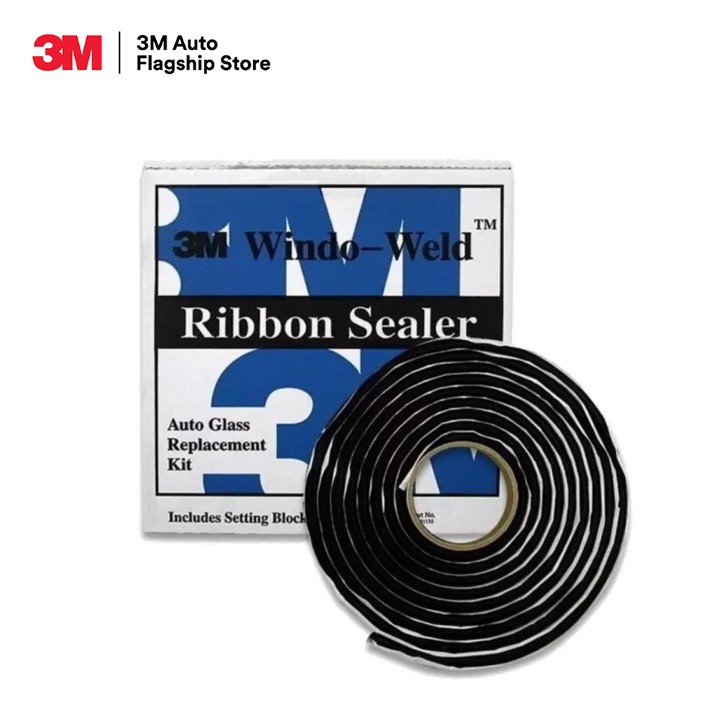 3M 8612 กาวเส้นติดตั้งกระจกรถยนต์ WINDOW-WELD RBSL ขนาด 3/8 Inch x15 ft ...