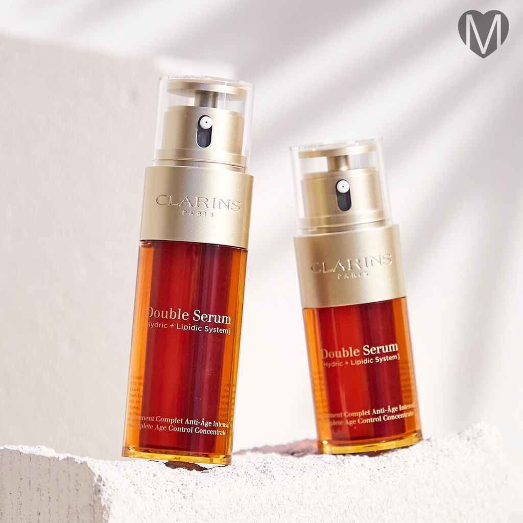 Clarins Double Serum Hydric Lipidic System Complete Age Control Concentrate 30ml คลาแรงส์ ...
