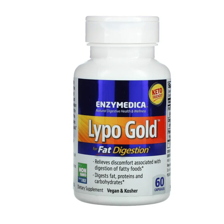 Enzymedica lypo Gold For Fat Digestion 60 Capsules - vitaminsale - ThaiPick