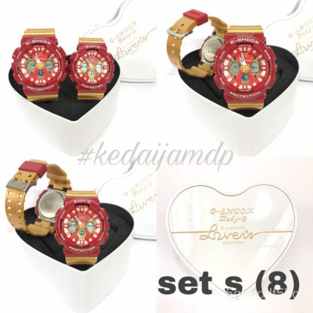 Gshock Baby g Couple Set Jam Couple Watches FREE Couple Box jc80 ...