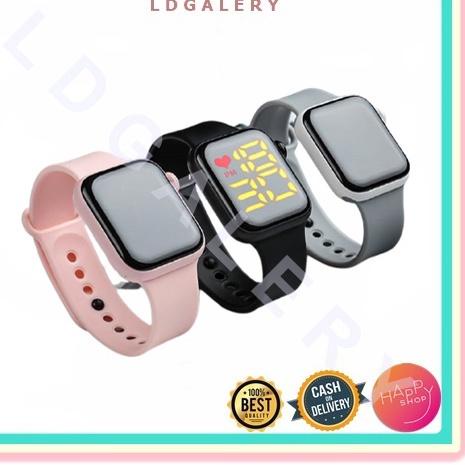 ราคาถูก HT0WZ LDG J021 นาฬิกาข้อมือดิจิทัล LED สายยาง อิเล็กทรอนิก กันน้ํา นําเข้า 58 รอบ ...