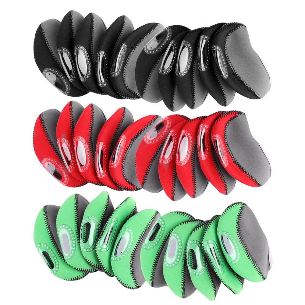 Colors Head Set Clubs Club Protection Covers Iron Headcover Golf Pcs 3 ...