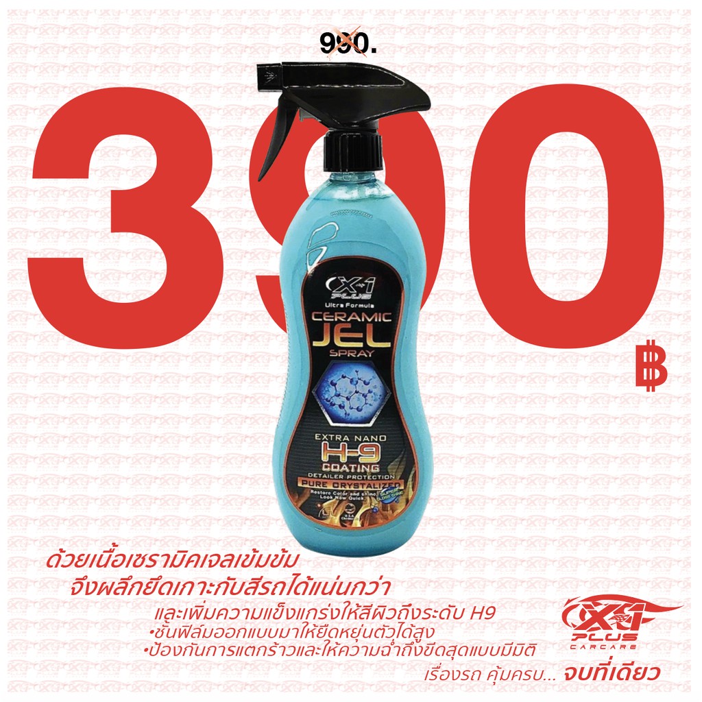 เคลือบแก้วสูตรเจลในรูปแบบสเปรย์ น้ำยาเคลือบแก้ว เคลือบสี CERAMIC JEL ...