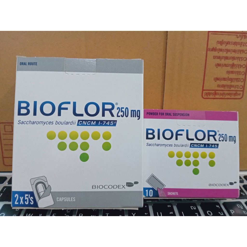 BIOFLOR 250 MG 10 TAB ไบโอฟลอร์ ชนิดแคปซูล โพรไบโอติก รักษาอาการ ...