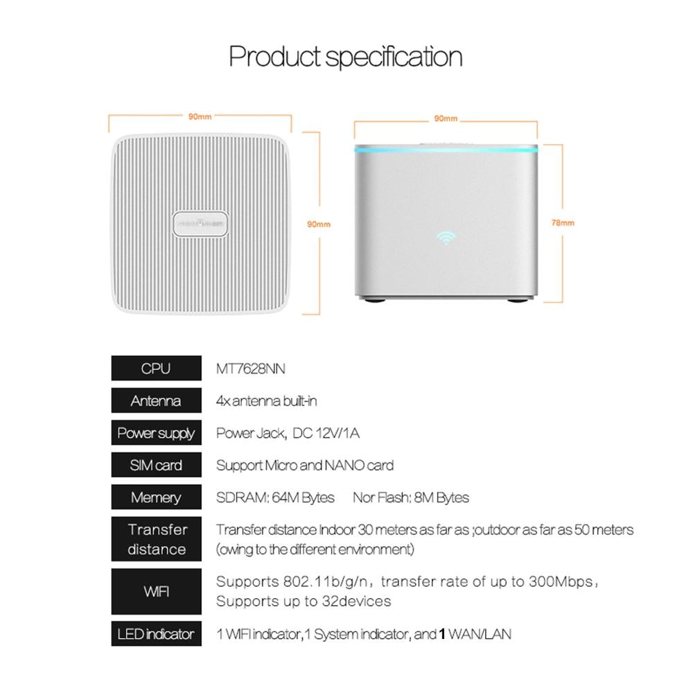Tianjie R109A 3g 4g Lte GSM WiFi Router Cpe Outdoor Modem Hotspot WAN ...