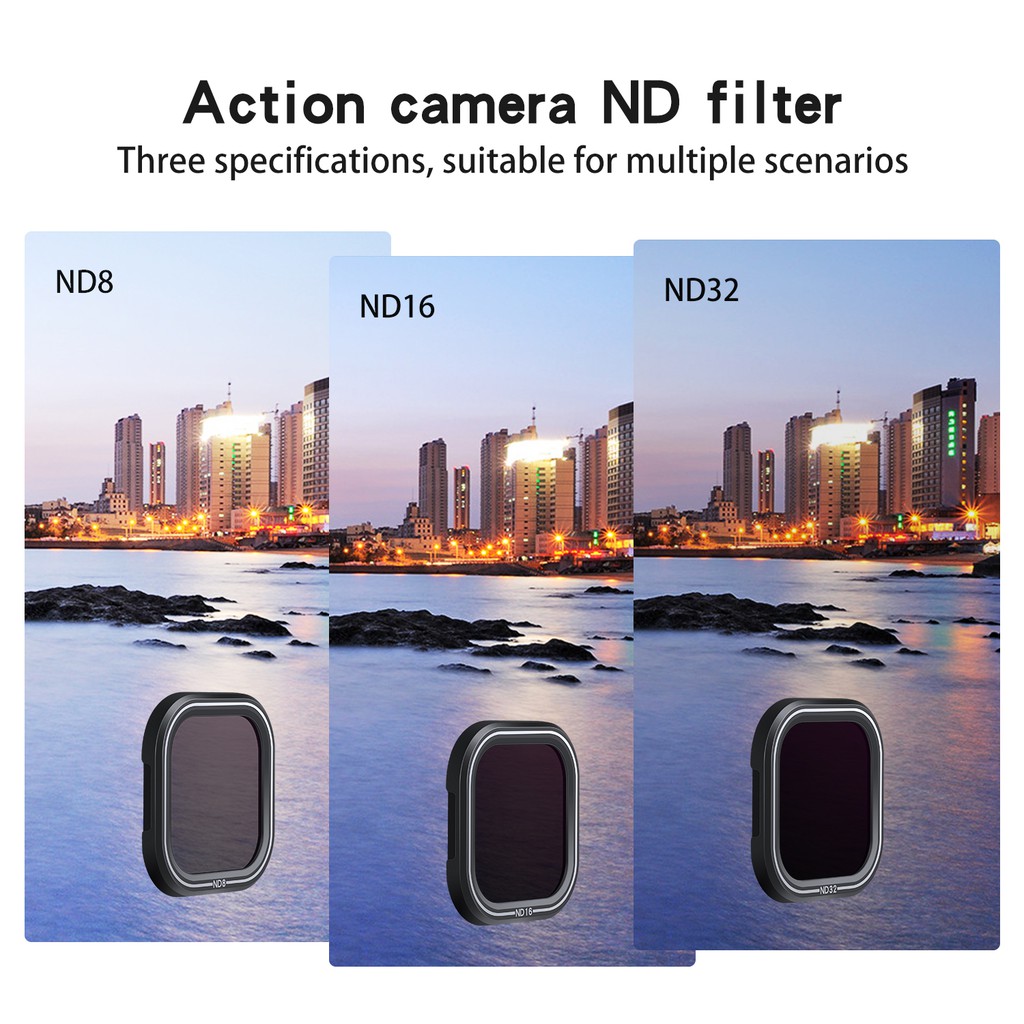 Please use CODTELESIN 4Pack ND8 ND16 ND32 CPL Magnetic Filter Set Lens ...