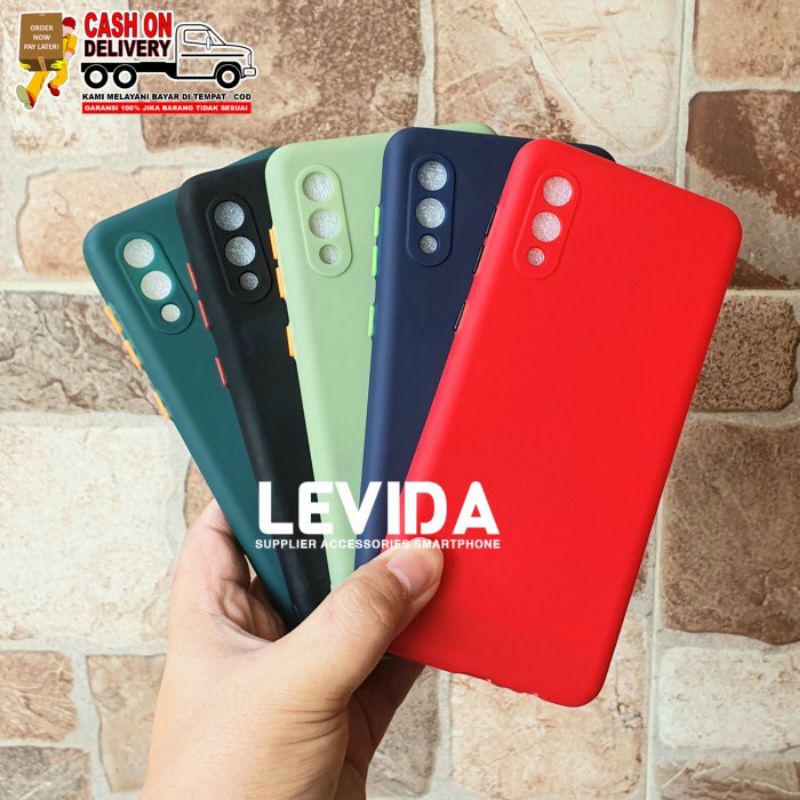 เคสโทรศัพท์มือถือ ซิลิโคน สีมาการอง สําหรับ Samsung A01 A01 Core A02 M02 A01 A01 Core A02 M02 ...