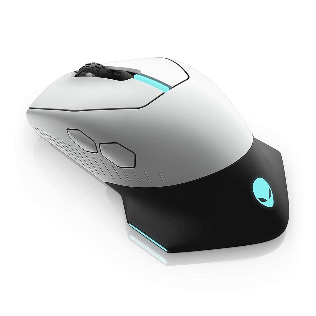Alienware Gaming Wired+Wireless Mouse 610M ( White ) | Shopee Thailand