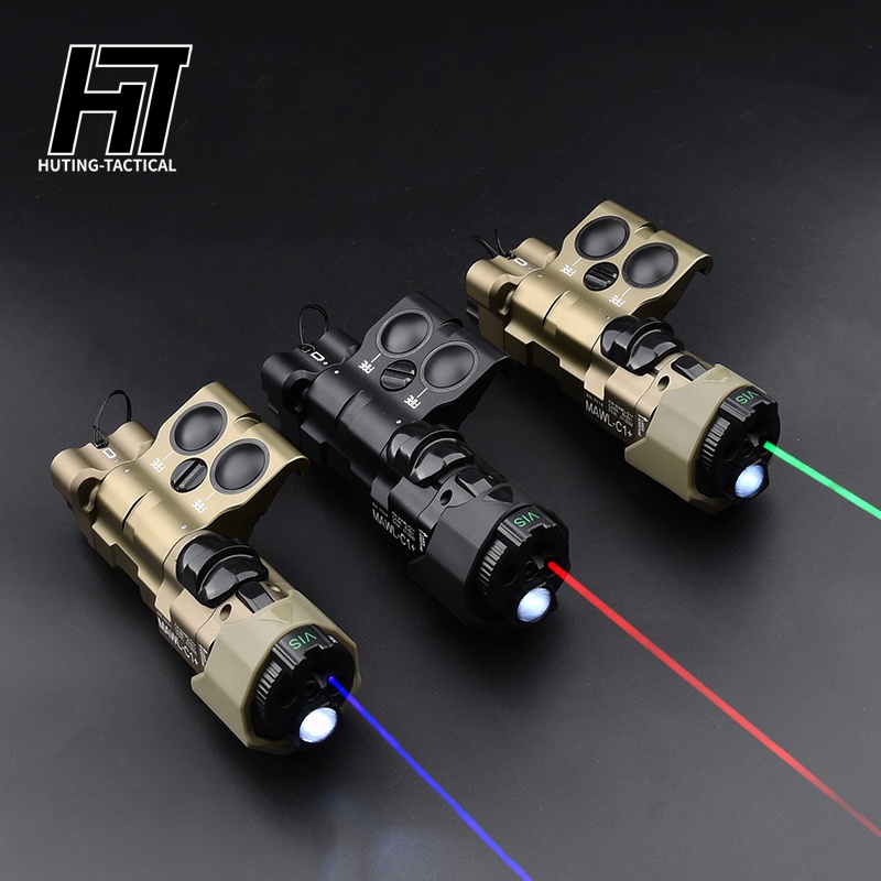 NEW Metal MAWL-C1 Green Blue IR MODULAR Weapon Laser Red Dot Sight Picatinny Rail Hunting ...