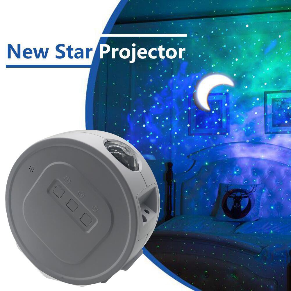 LED Projector Moon Night Light Projection Nebula Deep Sleep Colorful ...