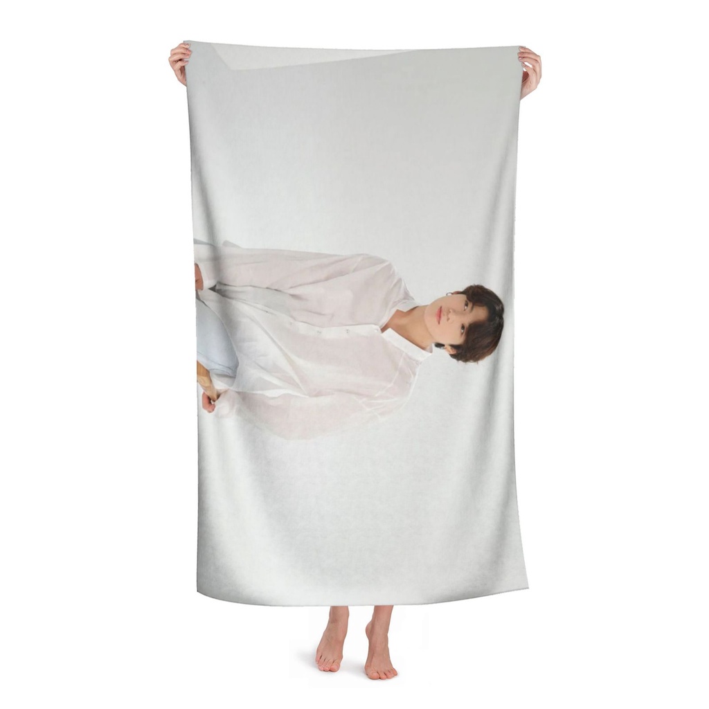ღღ【IN STOCK】 BTS Jungkook Bath Towel 80*130cm Large Outdoor Unisex Skin ...