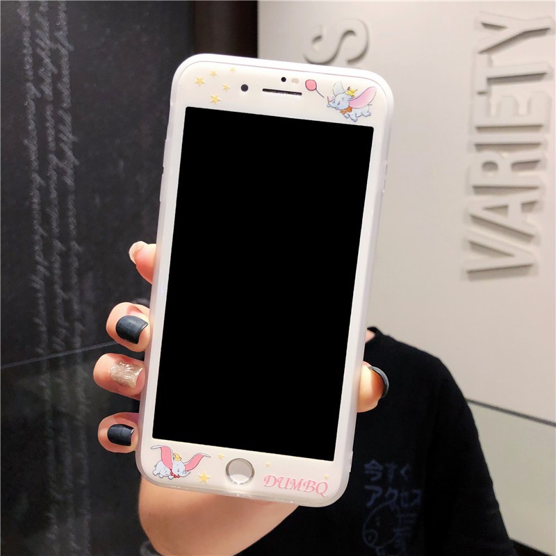 iPhone7Plus ฟิล์มนิรภัย Apple ฟิล์มสี 8P 6s ฟิล์มเต็มจอ XR เคสมือถือ XS กระจก 11Pro Max ...