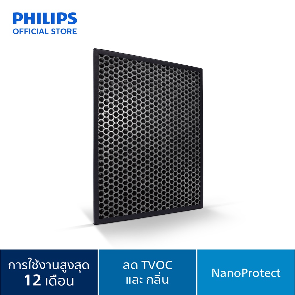 Philips แผ่นกรอง Nano Protect FY141330 สำหรับเครื่องฟอกรุ่น AC1215 ...