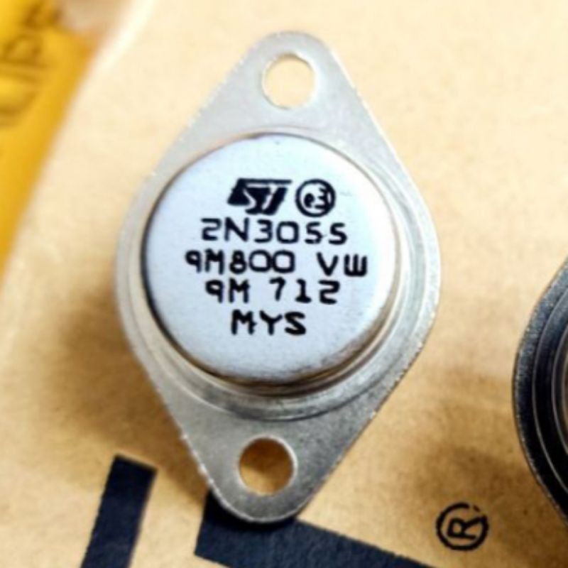 2n3055 mj2955 15A 100V 115W 3055 2955 ของแท้ค้างสต๊อกส่งจากลำพูน ...