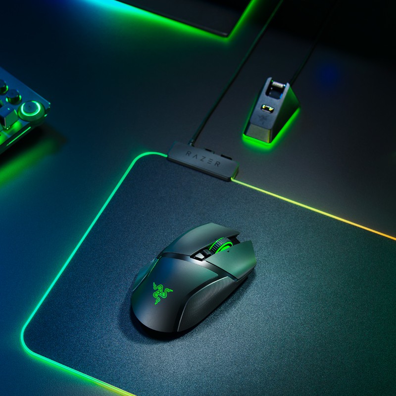 Razer Symphony Mouse แท่นชาร์จ RGB Luminous USB Interface ตัวรับเมาส์ ...