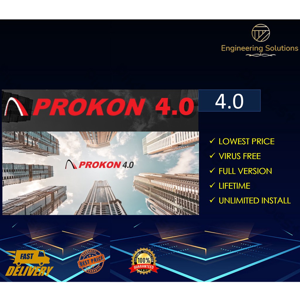 PROKON 4.0 / 3.0 SOFTWARE | Lifetime | Installation Video | Shopee Thailand