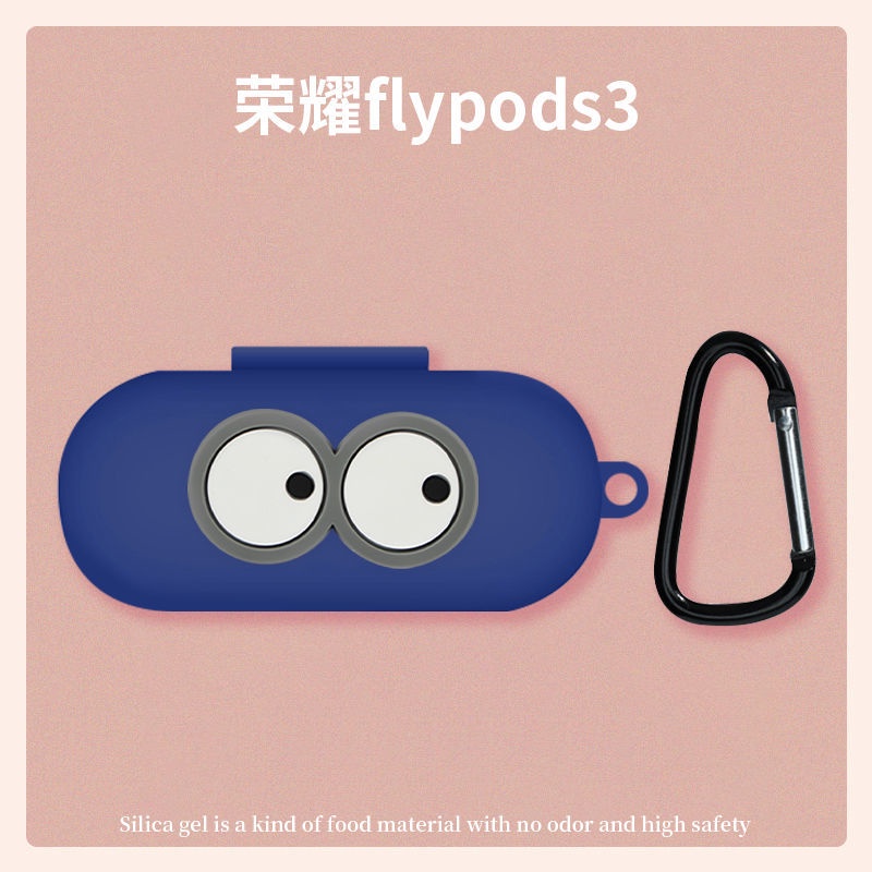 เหมาะสำหรับ Huawei Honor flypods 3 หูฟังไร้สายบลูทูธแขนป้องกันซิลิโคนเหลวการ์ตูนนิ่ม Honor 3 ...