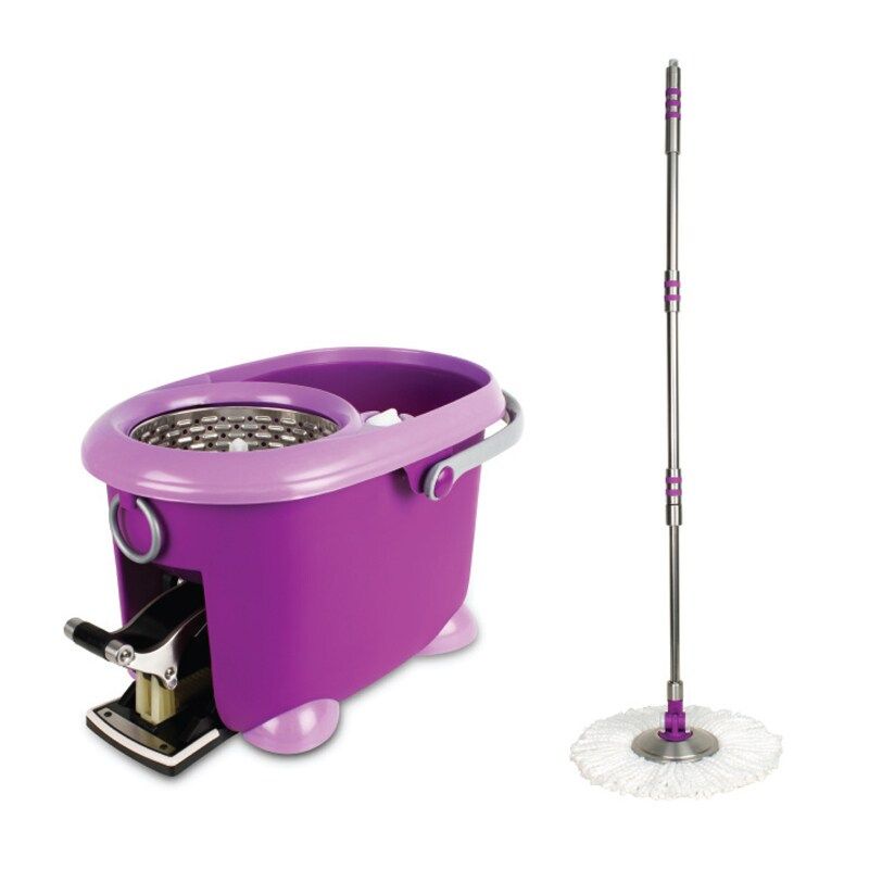 Be wish ชุดถังปั่นพร้อมไม้ม็อบถูพื้น รุ่น Bobo max Series 2 ระบบทูสปริง ...