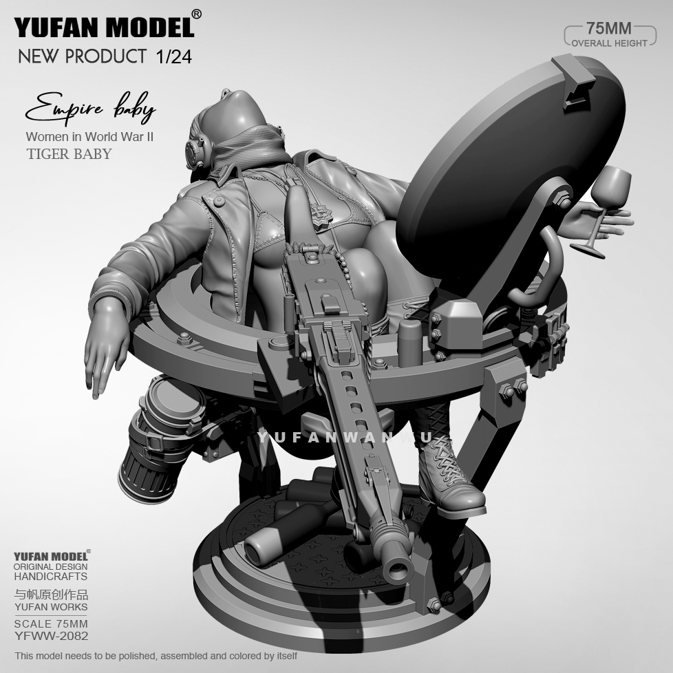 1/24 Yufan Model Resin model kits figure DIY selfassembled YFWW2082 ...