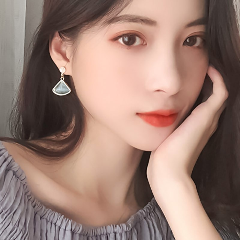 ต่างหูสั้นรูปนางฟ้า S925 - yzxl_store.th - ThaiPick