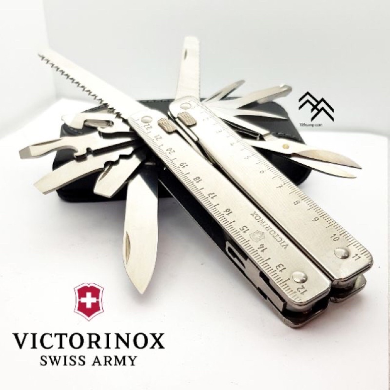 คีมSWISS Multi-Tool พร้อมกับระบบล็อคชิ้นงานSwissTool X คีมที่แข็งแรงและ ...