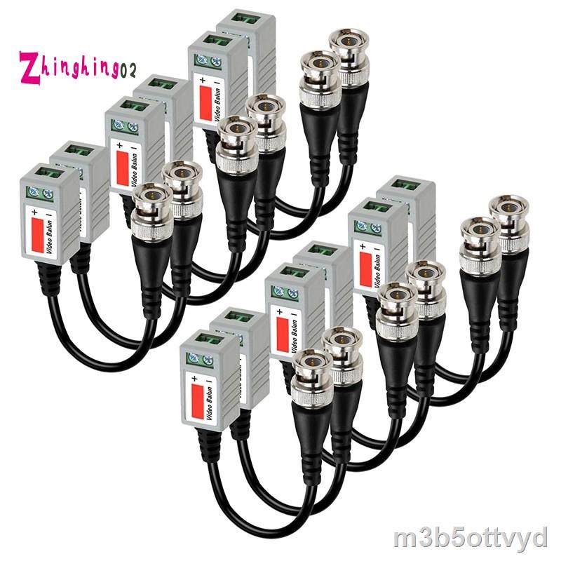 20 PCS Passive Twisted Pair Transmitter Ccvt Video Balun Bnc Network ...