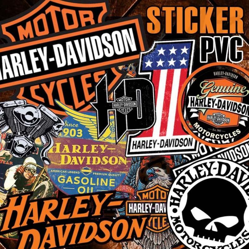 Stickers Harley Davidson ชุด Sat ไซส์ใหญ่ๆสติ๊กเกอร์PVC เคลือบด้านกัน ...