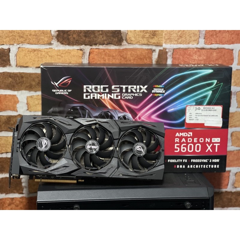 AMD RX 5600XT/6GB ASUS ROG STRIX O6G GAMING | Shopee Thailand