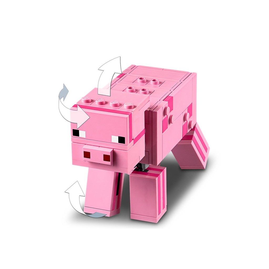 21157 LEGO Minecraft BigFig Creeper and Ocelot - brickpoly - ThaiPick