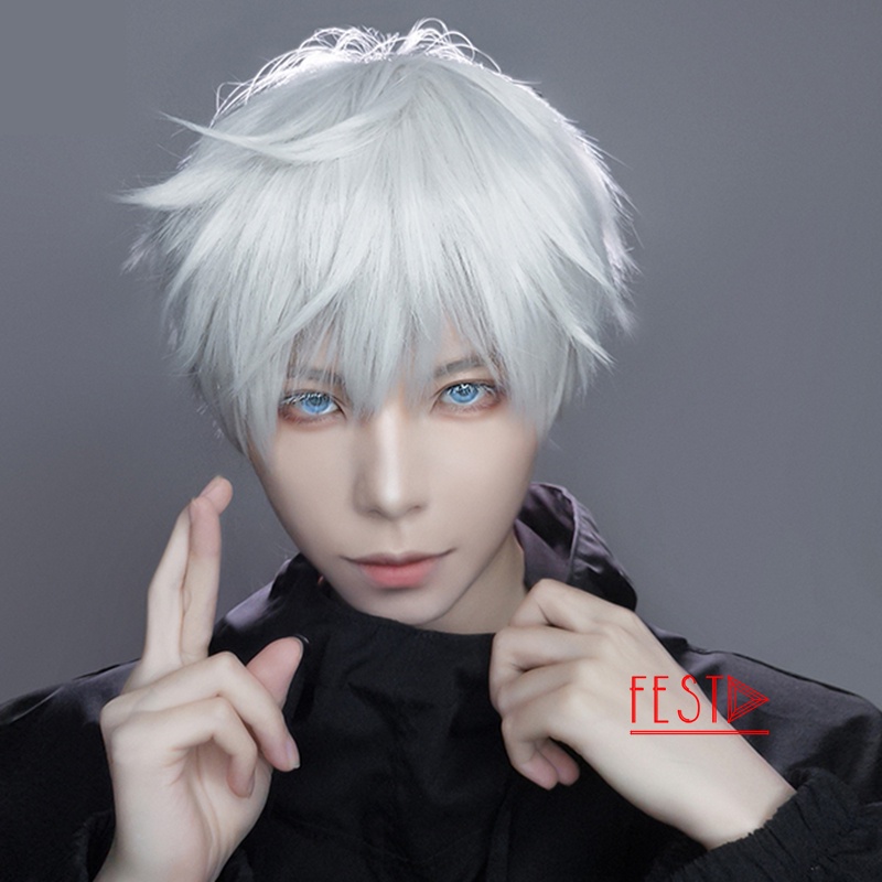 เรียกดูความนิยมภายใน 7 วันAnime Jujutsu Kaisen Gojo Satoru Short White ...