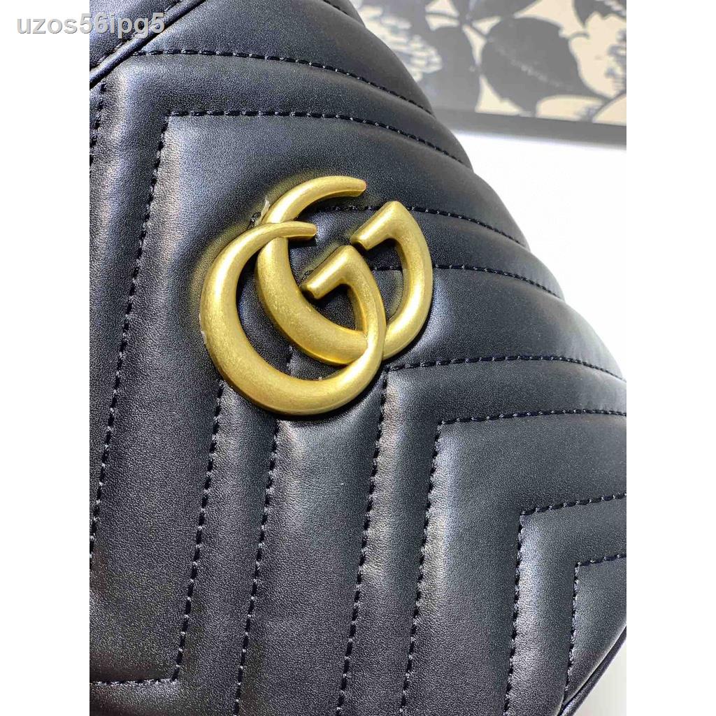 High Quality Black V-Shaped Bag With Chain Strap (Box) 575163 - k ...
