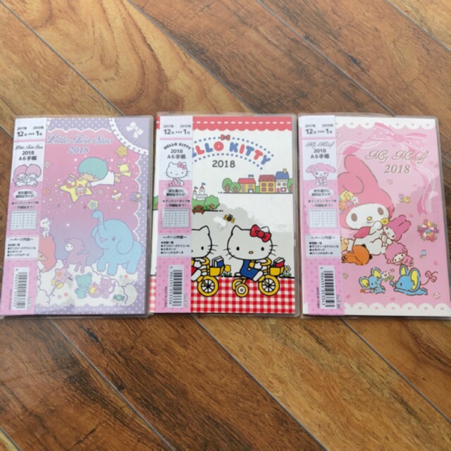 Sanrio Schedule Book 2018 ขนาด A6 | Shopee Thailand